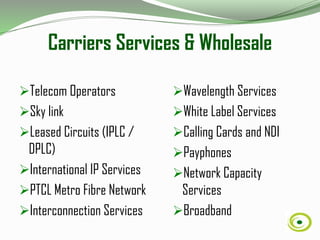 Presentation on PTCL | PPT