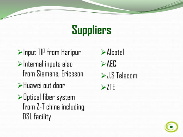 Presentation on PTCL | PPT