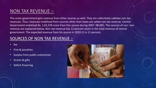 Presentation on public revenue | PPTX