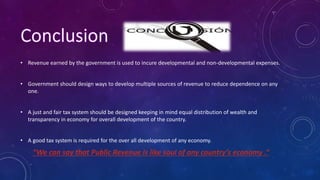 Presentation on public revenue | PPTX
