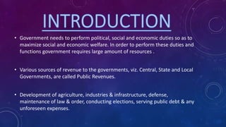Presentation on public revenue | PPTX