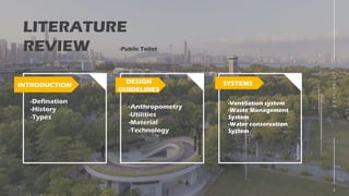 PRESENTATION ON PUBLIC TOILETS by architecture 1 st sem students.pptx