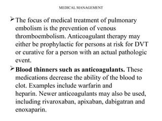 PRESENTATION on Pulmonary for Embolism.pptx