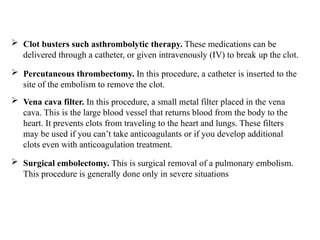 PRESENTATION on Pulmonary for Embolism.pptx