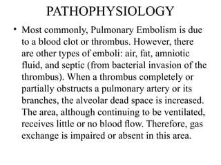 PRESENTATION on Pulmonary for Embolism.pptx