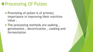 Presentation on pulses | PPTX