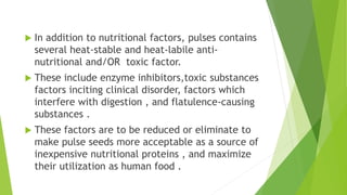 Presentation on pulses | PPTX