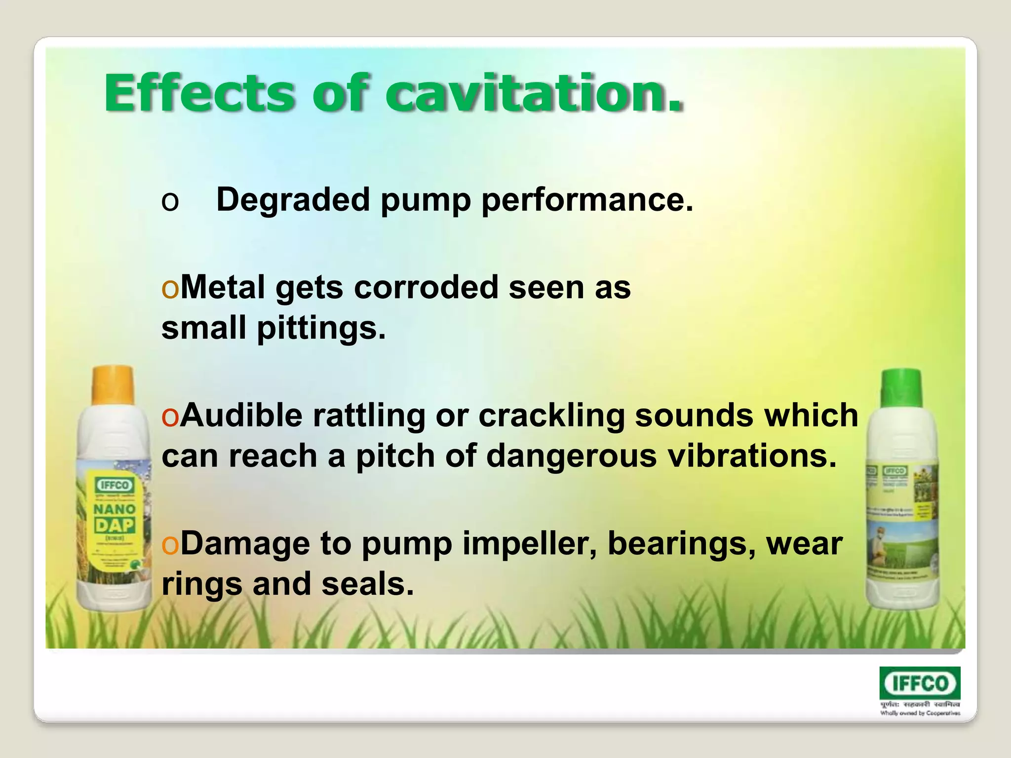 Presentation on Pumps & ELECT. MOTOR. IFFCO.pptx