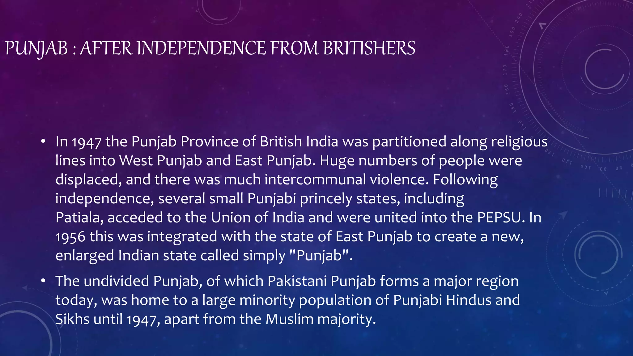 Presentation on punjab | PPTX