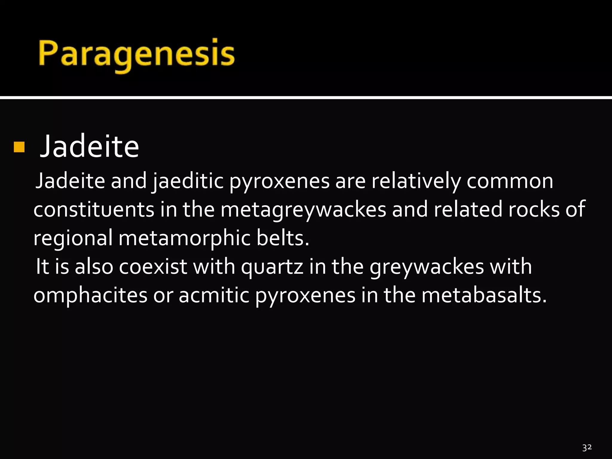 PYROXENE MINERAL GROUP | PPTX