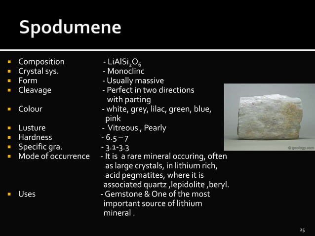 PYROXENE MINERAL GROUP | PPTX | Chemistry | Science