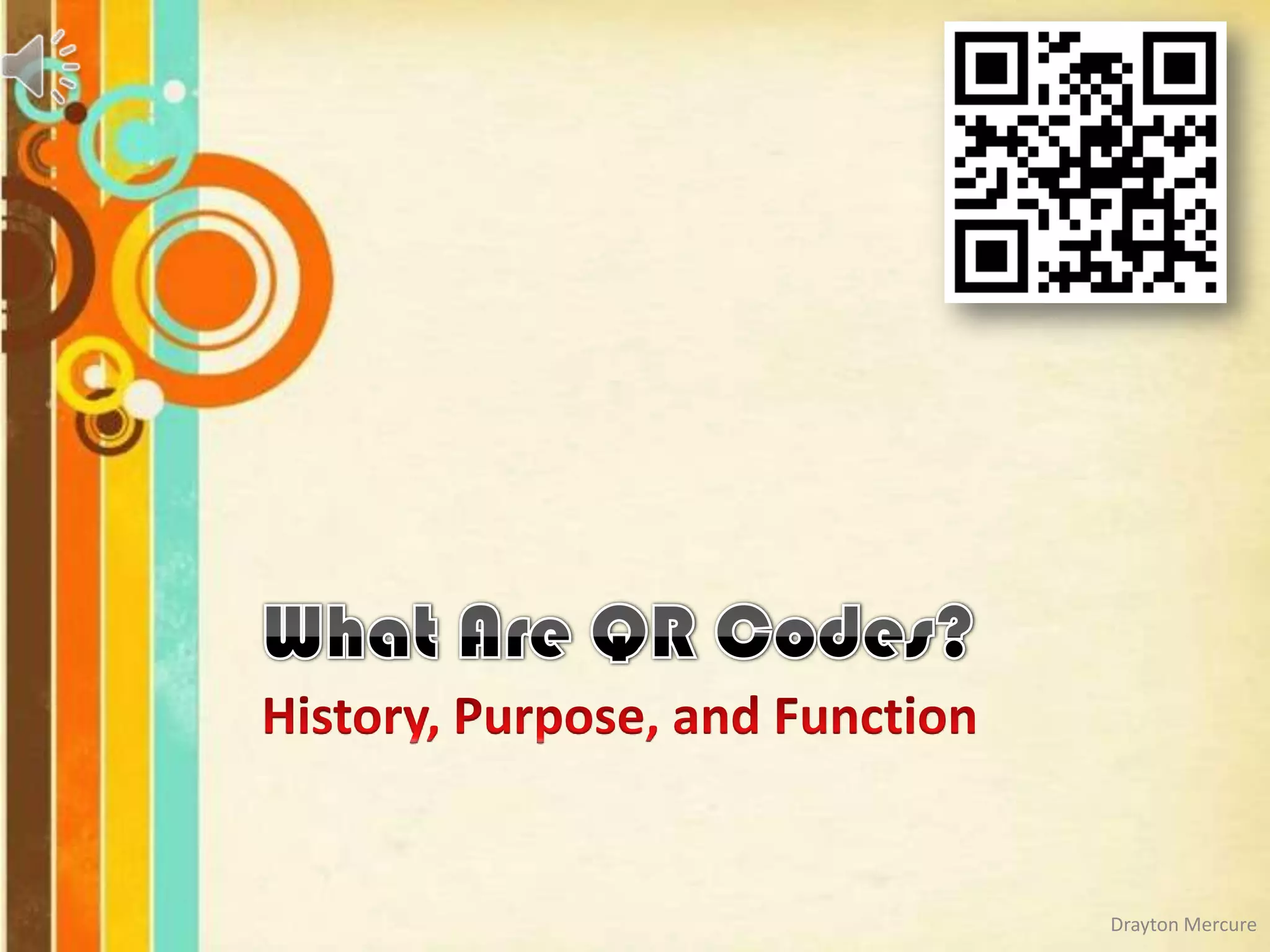 QR Codes PowerPoint Presentation | PPTX