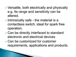 Presentation on Quantum Tunneling Composite (QTC) | PPTX