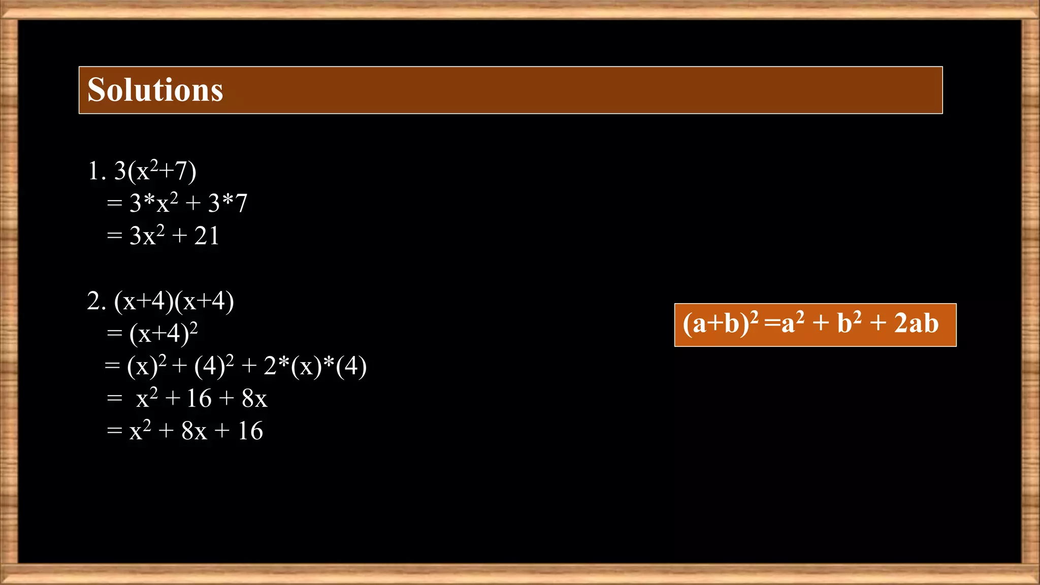 Presentation on quadratic equation | PPTX