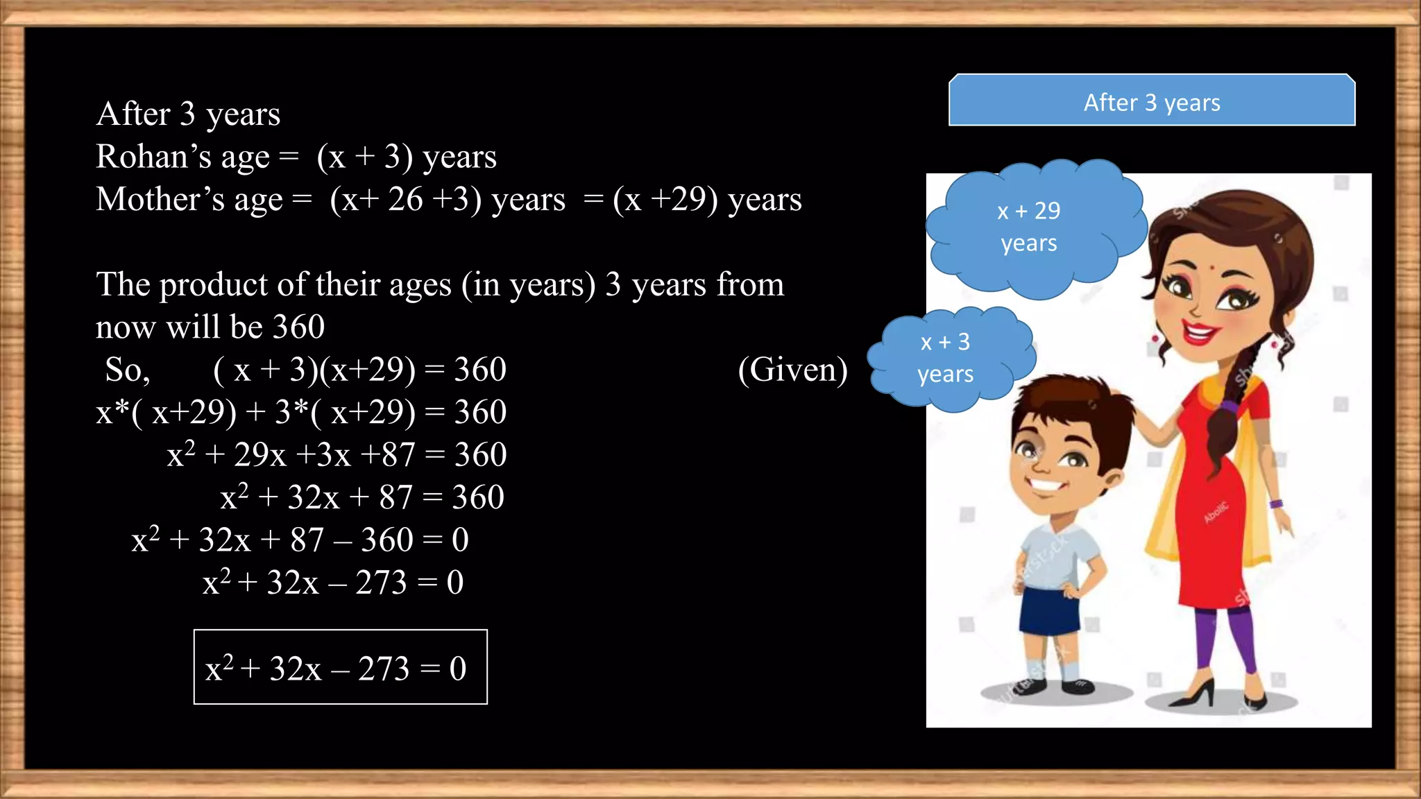 Presentation on quadratic equation | PPTX