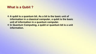 Presentation on quantum_computing | PPT