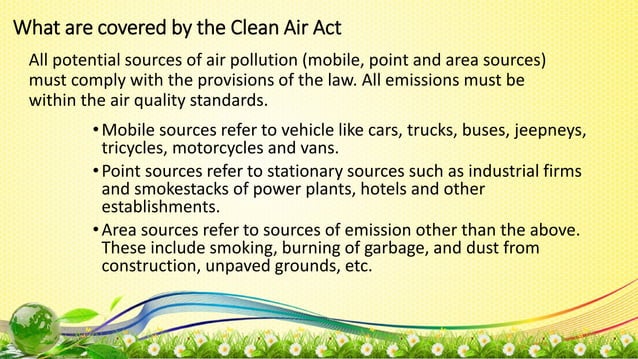 Presentation on ra 8749 | PDF