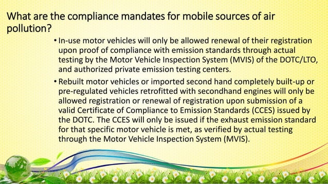 Presentation on ra 8749 | PDF