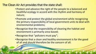 Presentation on ra 8749 | PDF