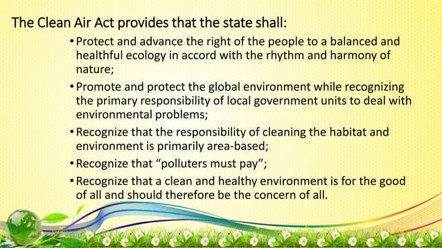 Presentation on ra 8749 | PDF