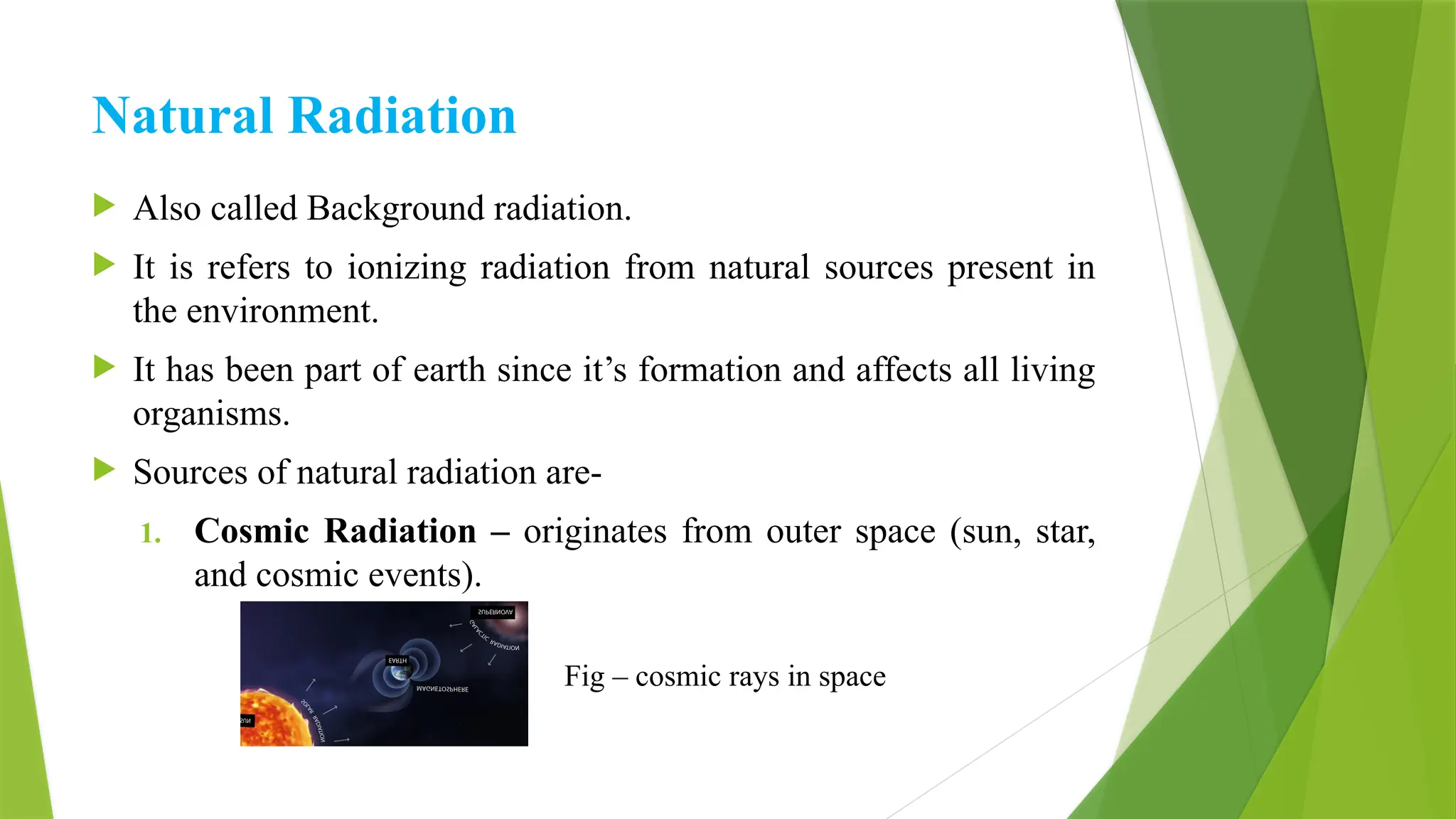 presentation on Radiation exposure and genetic mutation.pptx