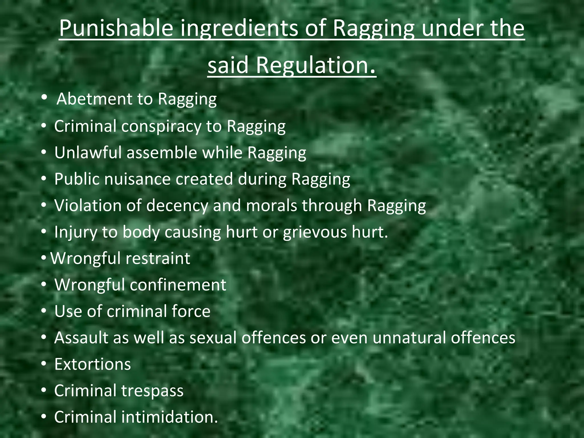 Presentation on Ragging - A menace-1.pptx