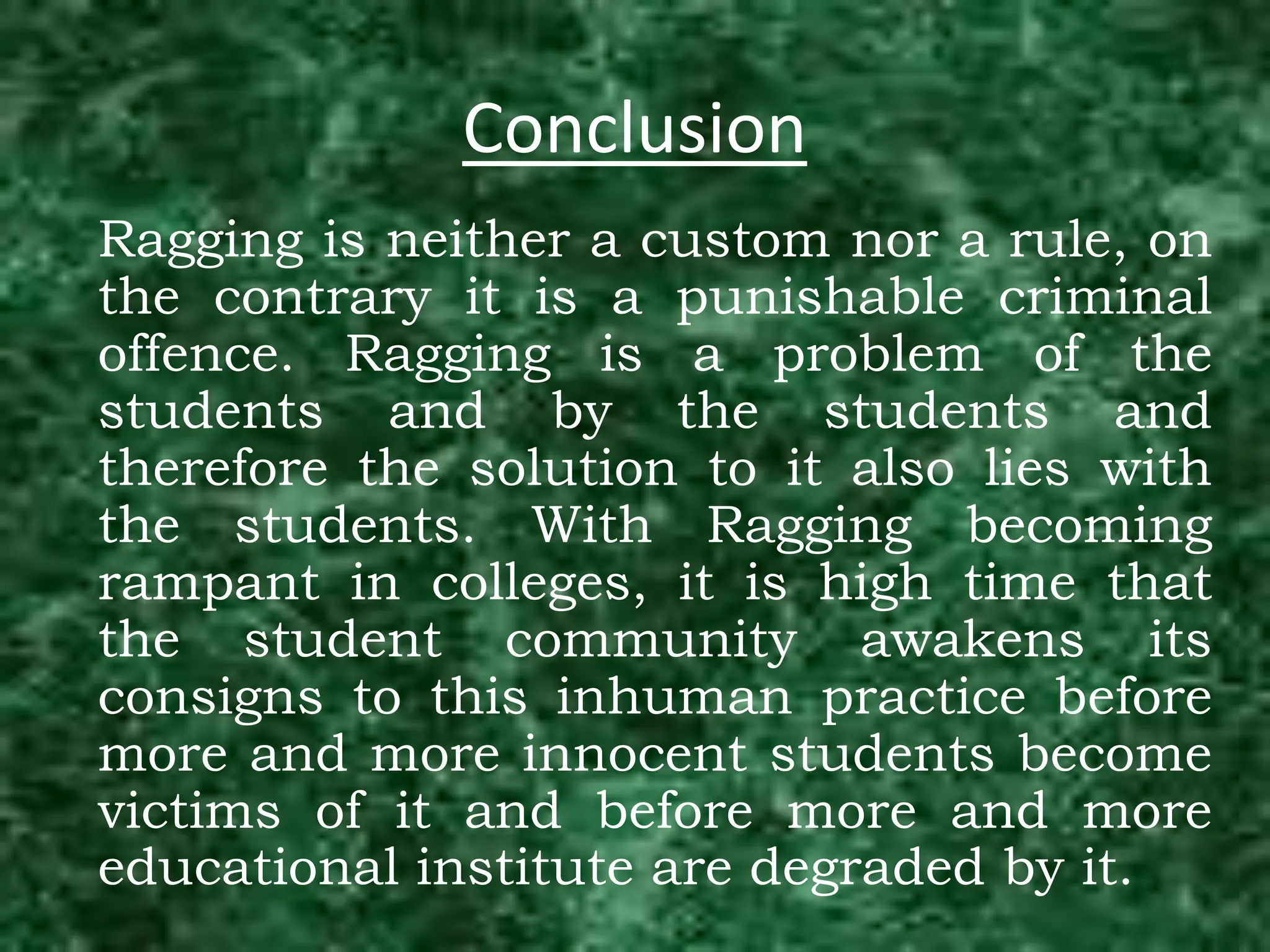 Presentation on Ragging - A menace-1.pptx