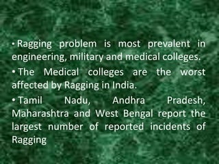 Presentation on Ragging - A menace-1.pptx