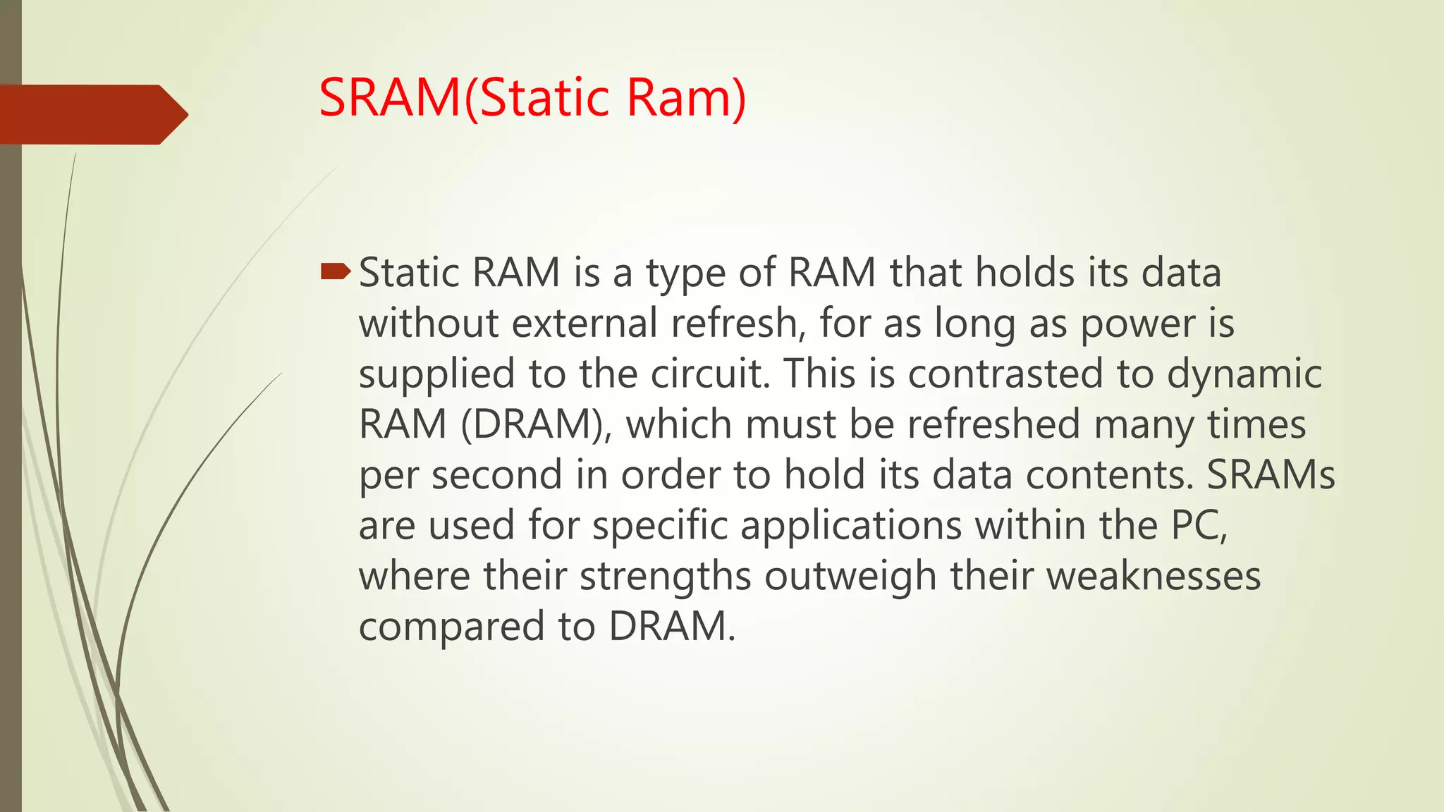 Presentation on RAM | PPTX