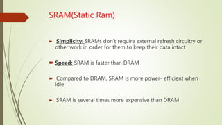 Presentation on RAM | PPTX