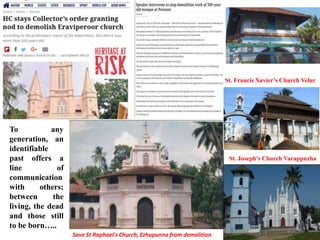 TWIN CHURCHES OF RAMAPURAM | PPT
