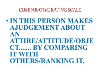 Presentation on rating scales | PPTX