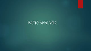 Presentation on ratio analysis | PPT