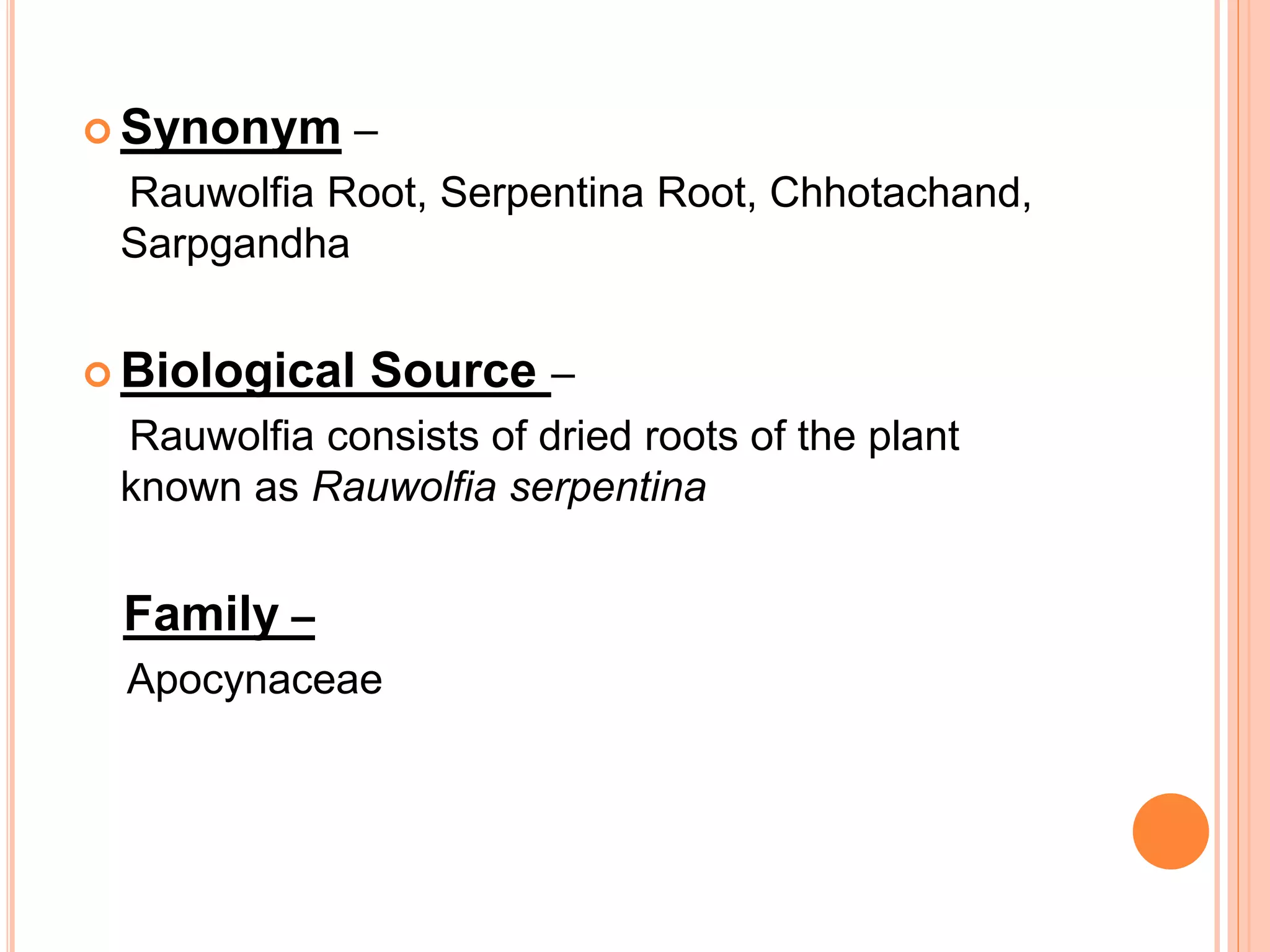 Presentation On Rauwolfia.pptx