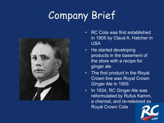 Presentation on rc cola | PPT