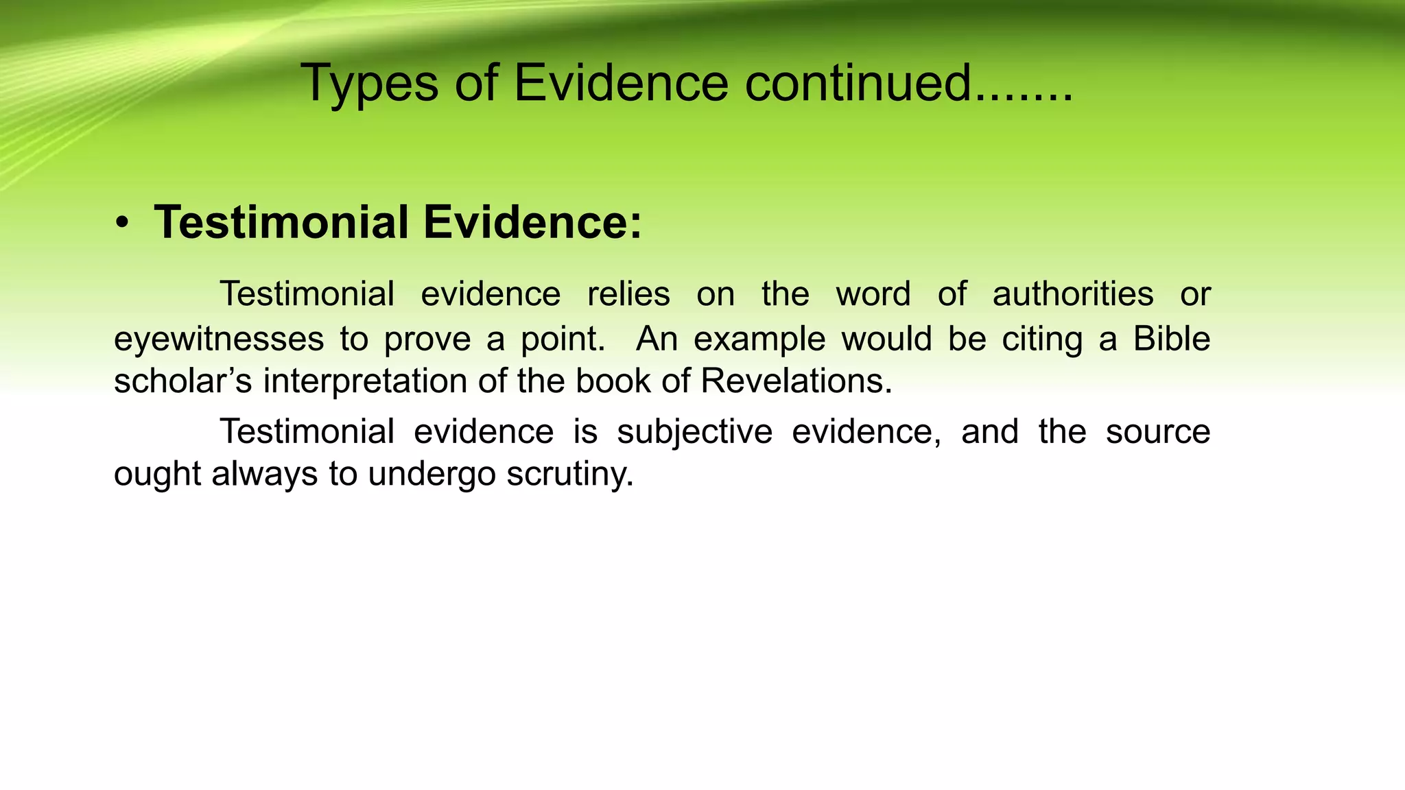 Presentation on Reading Arguments | PPTX