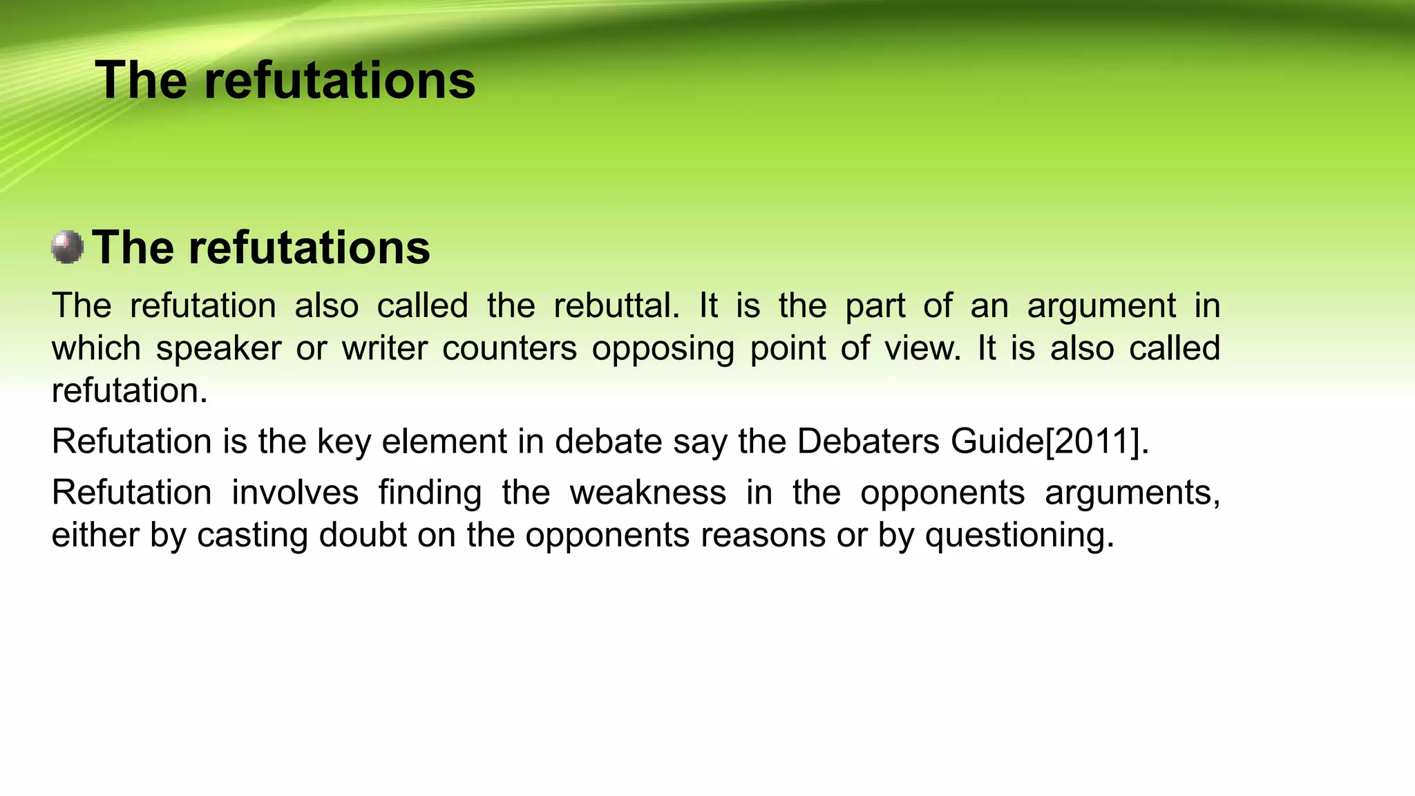 Presentation on Reading Arguments | PPTX