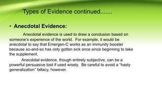 Presentation on Reading Arguments | PPTX