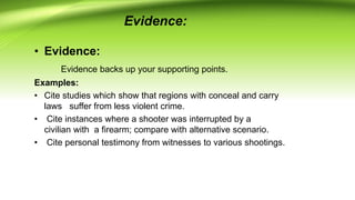 Presentation on Reading Arguments | PPTX