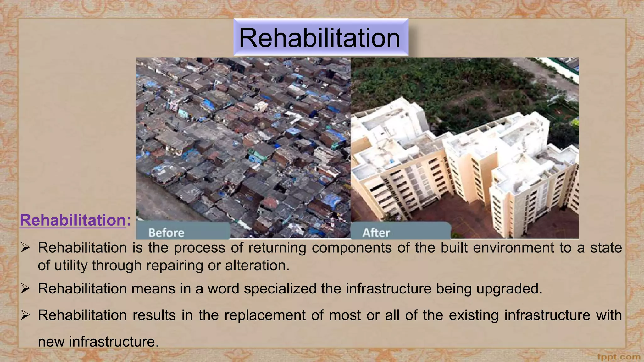 Presentation on Redevelopment | PPTX