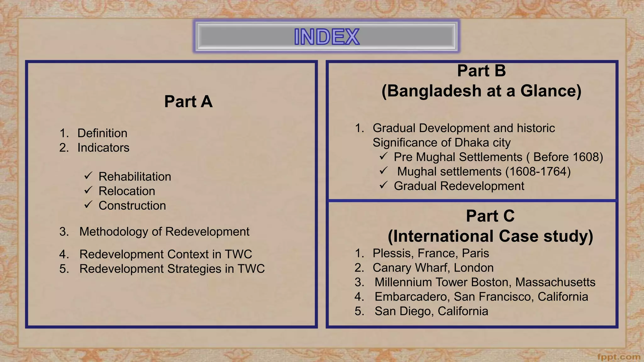 Presentation on Redevelopment | PPTX
