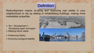 Presentation on Redevelopment | PPTX