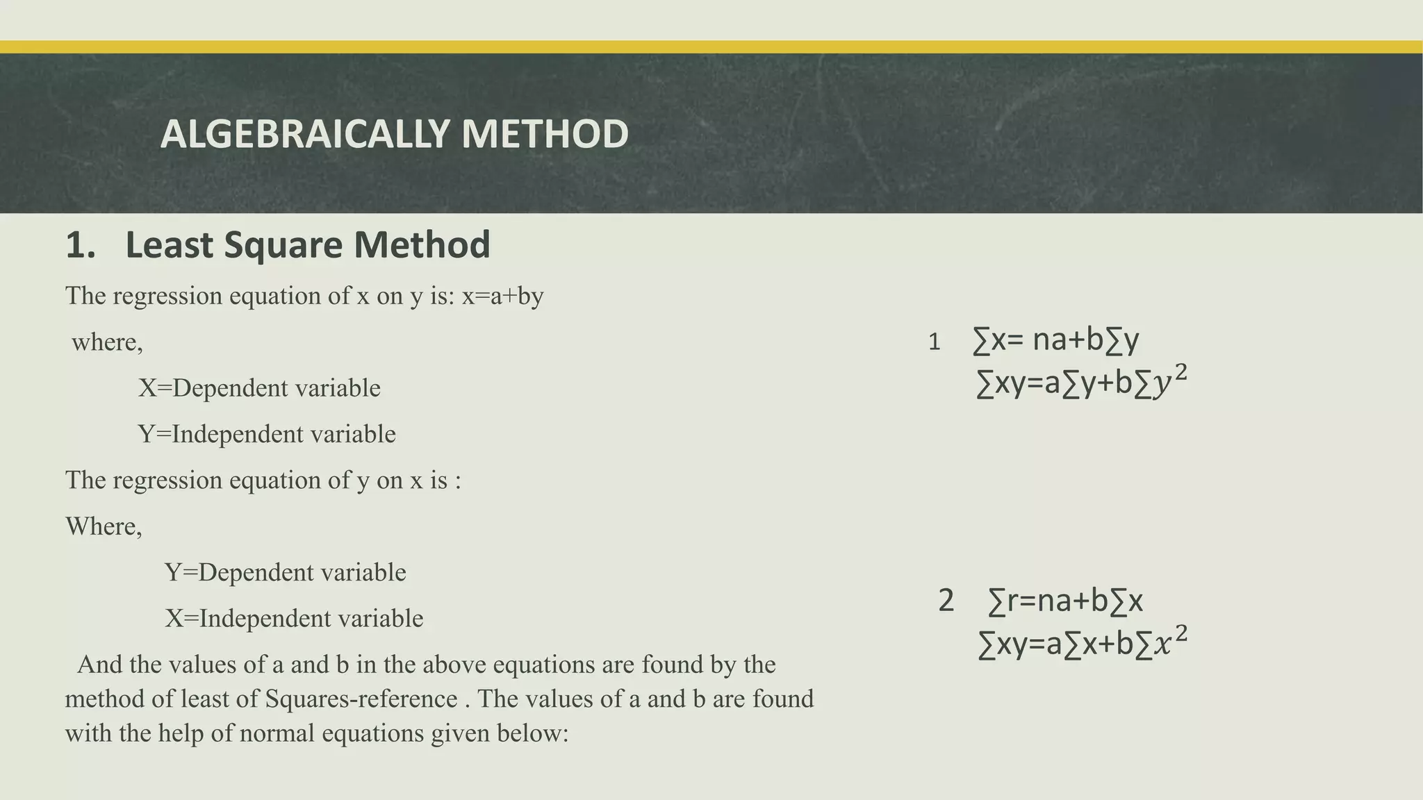 Presentation on regression analysis | PPTX | Technology & Computing