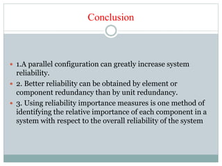 Presentation on reliability engineering | PPTX