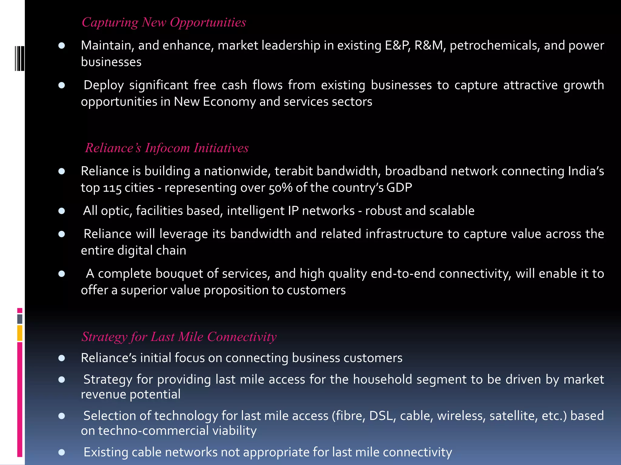 Reliance industries Ltd.- Overview & Swot Analysis | PPTX
