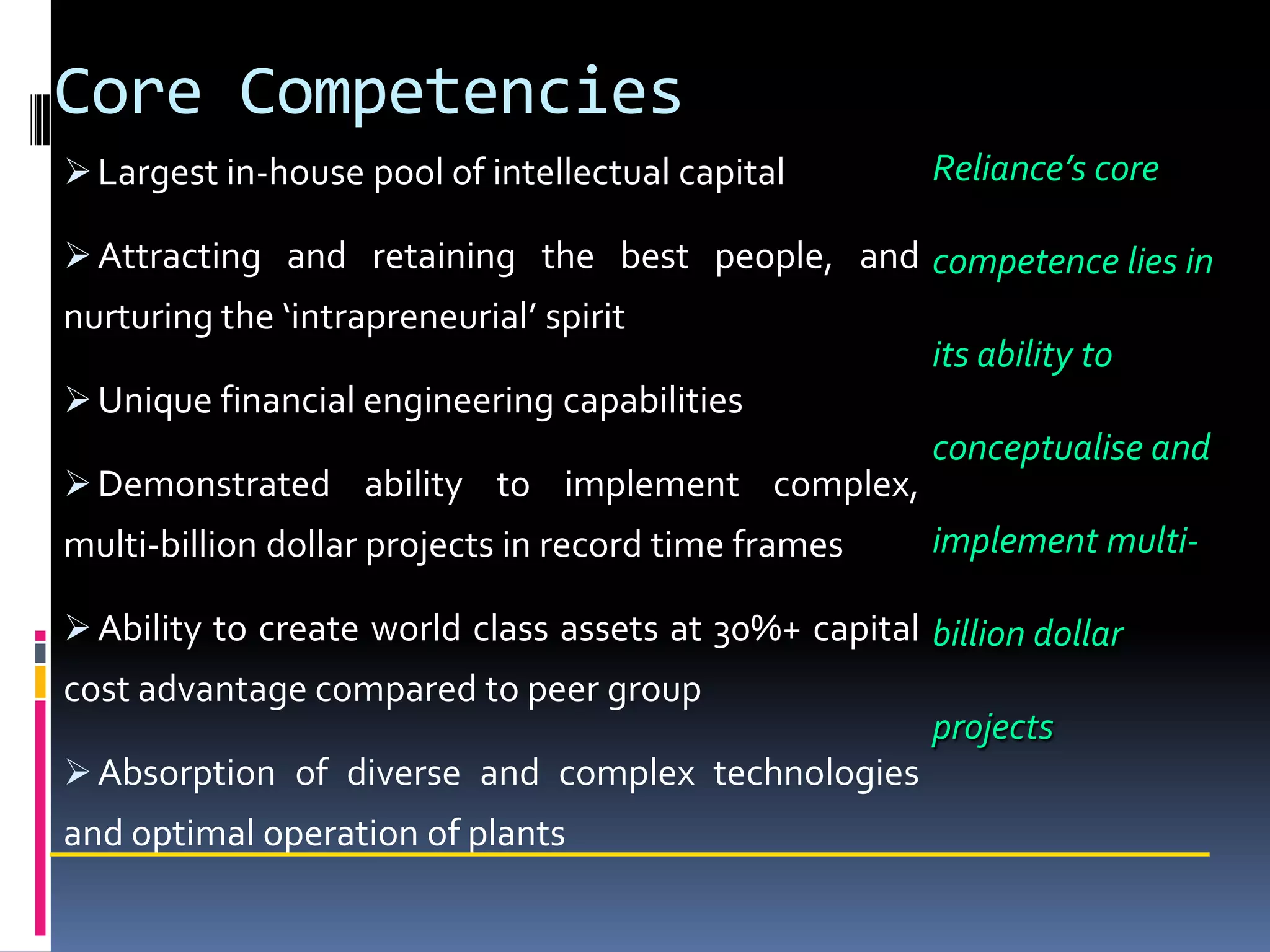 Reliance industries Ltd.- Overview & Swot Analysis | PPTX