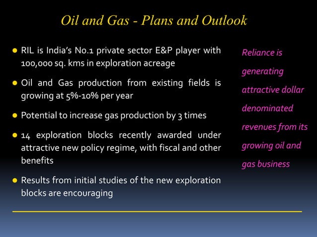 Reliance industries Ltd.- Overview & Swot Analysis | PPTX | Business ...