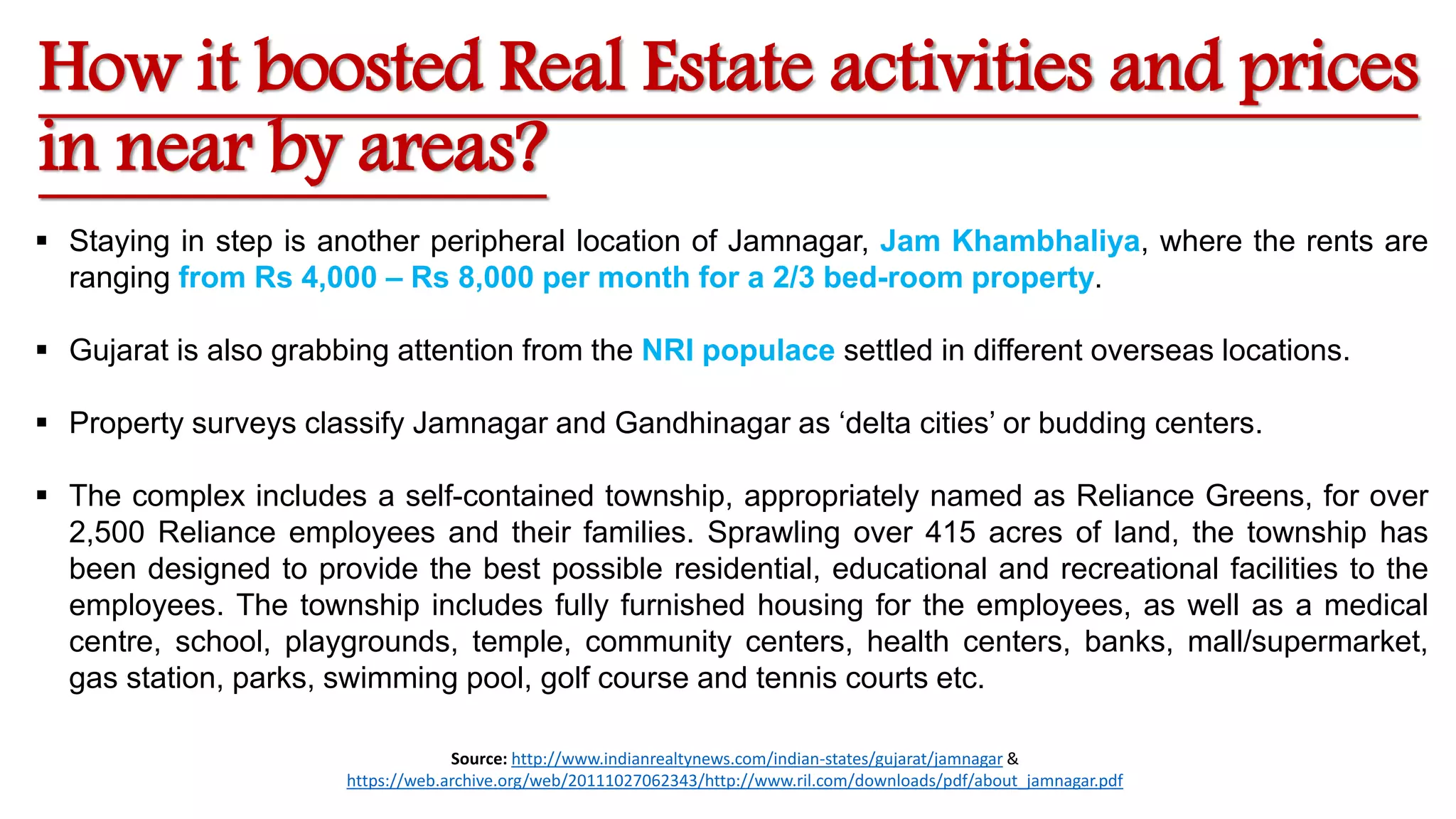 Presentation on Reliance Jamnagar SEZ | PPTX