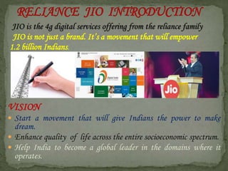 Presentation on reliance jio ! | PPTX