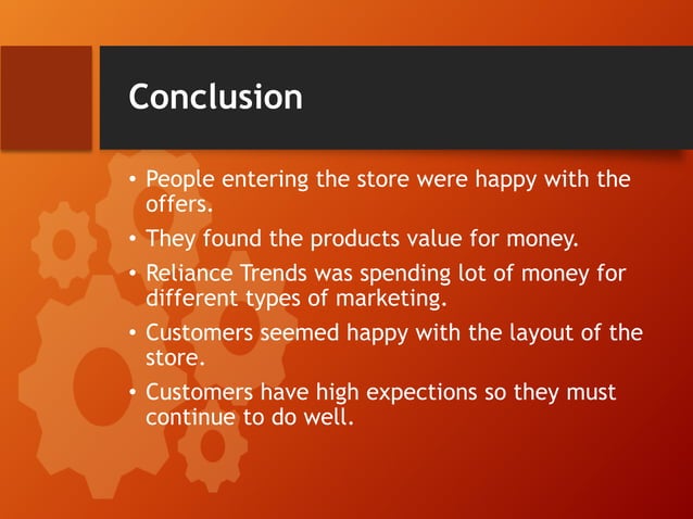 Presentation on reliance trends | PPTX | Marketing and Advertising ...